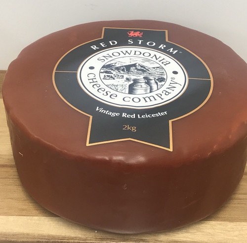 Snowdonia Cheese Company Red Storm 1kg 1/2 Wheel , Vintage Red ...