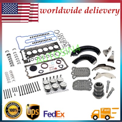 Rebuilding Overhaul Kit & Timing Chain Kit For BMW E60 E61 E65 X5 550i ...