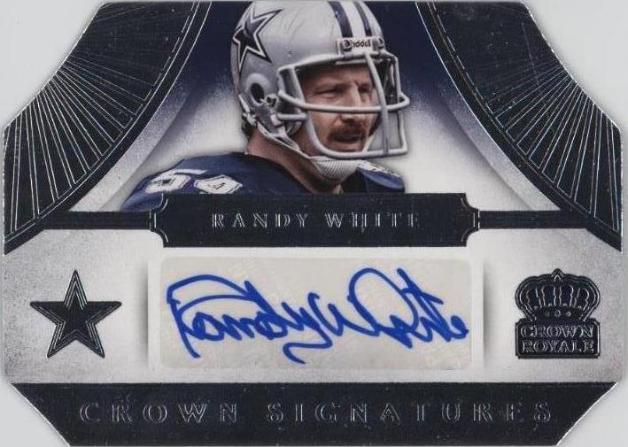 2014 Panini Crown Royale - Crown Signatures Randy White #CS-RW /25 (AU ...
