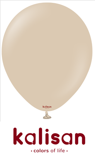 Kalisan Latex Round Balloons Standard Hazelnut Brown Beige Party ...