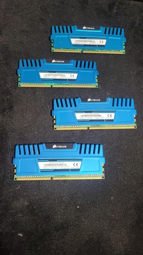 Corsair Vengeance 16GB Set 4x4GB PC3-12800 DDR3-1600 PC3 Gaming RAM # ...