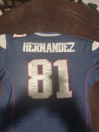 100% Real Aaron Hernandez Autograph Jersey | eBay