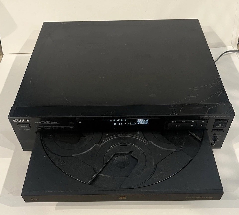 Sony CDP-C335 5 Disc CD Player Carousel Changer | eBay