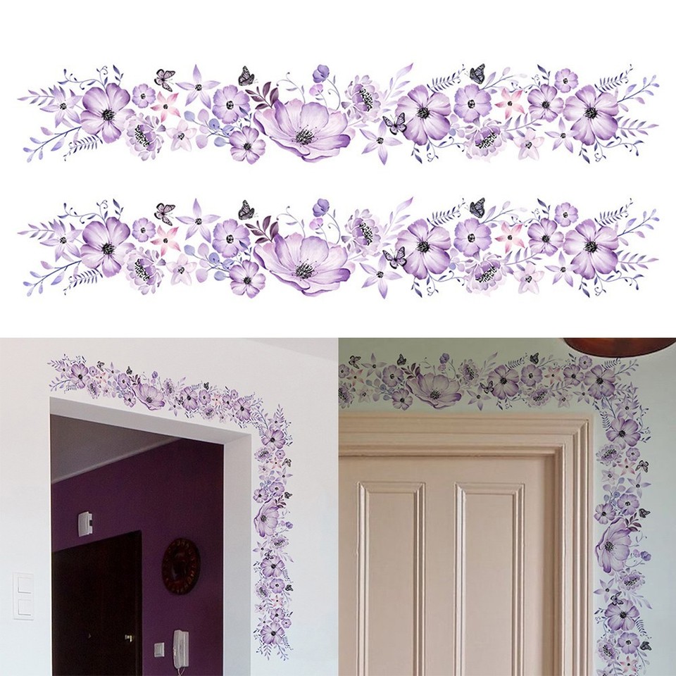 Waist Line Wall Stickers PVC Environmentally Friendly Function ...