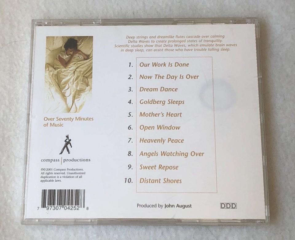 Lifescapes SLEEP Music CD John August Relax Dream Draft Away Relaxation ...