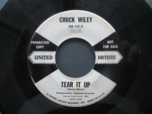CHUCK WILEY TEAR IT UP / SHAKE UP TO DANCE UNITED ARTISTS 113 PROMO ...