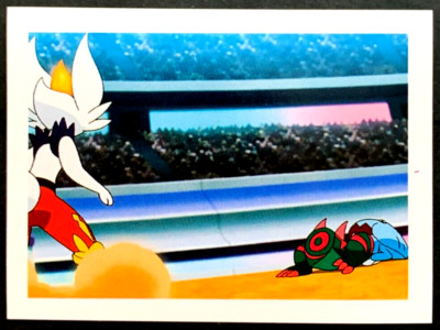 POKEMON ASH CHAMPION Sticker EM #118 CINDERACE VS DRACOVISH South ...