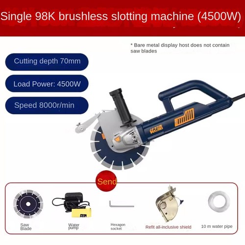 Brushless Trenching Machine for Plumbing Installation Concrete Wall ...