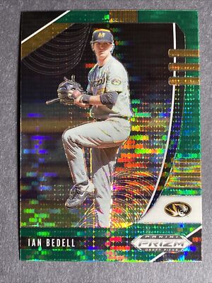 2020 Panini Prizm Draft Picks Green Pulsar #PDP122 Ian Bedell Missouri ...