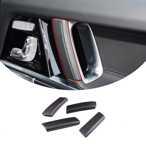 Carbon Fiber Inner Door Armrest Handle Trim Cover for Mercedes Benz G ...
