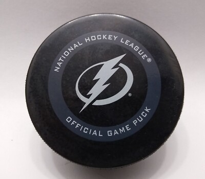 2020 Tampa Bay Lightning STANLEY CUP Bubble PLAYOFF GAME PUCK Color ...