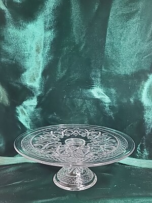 Vintage Imperial Glass Cape Cod Pedestal Cake Plate - 10-1/4" | eBay