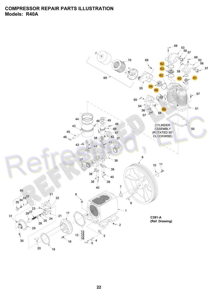 CHAMPION VALVE KIT AIR COMPRESSOR PARTS Z656 VSHOK R40 CH R40A | eBay