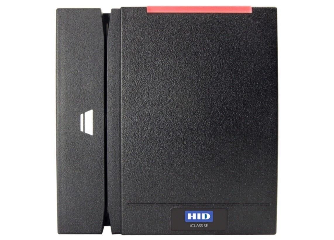 New HID iCLASS SE RM40 Wiegand Pigtail Smart Card Reader - Black ...