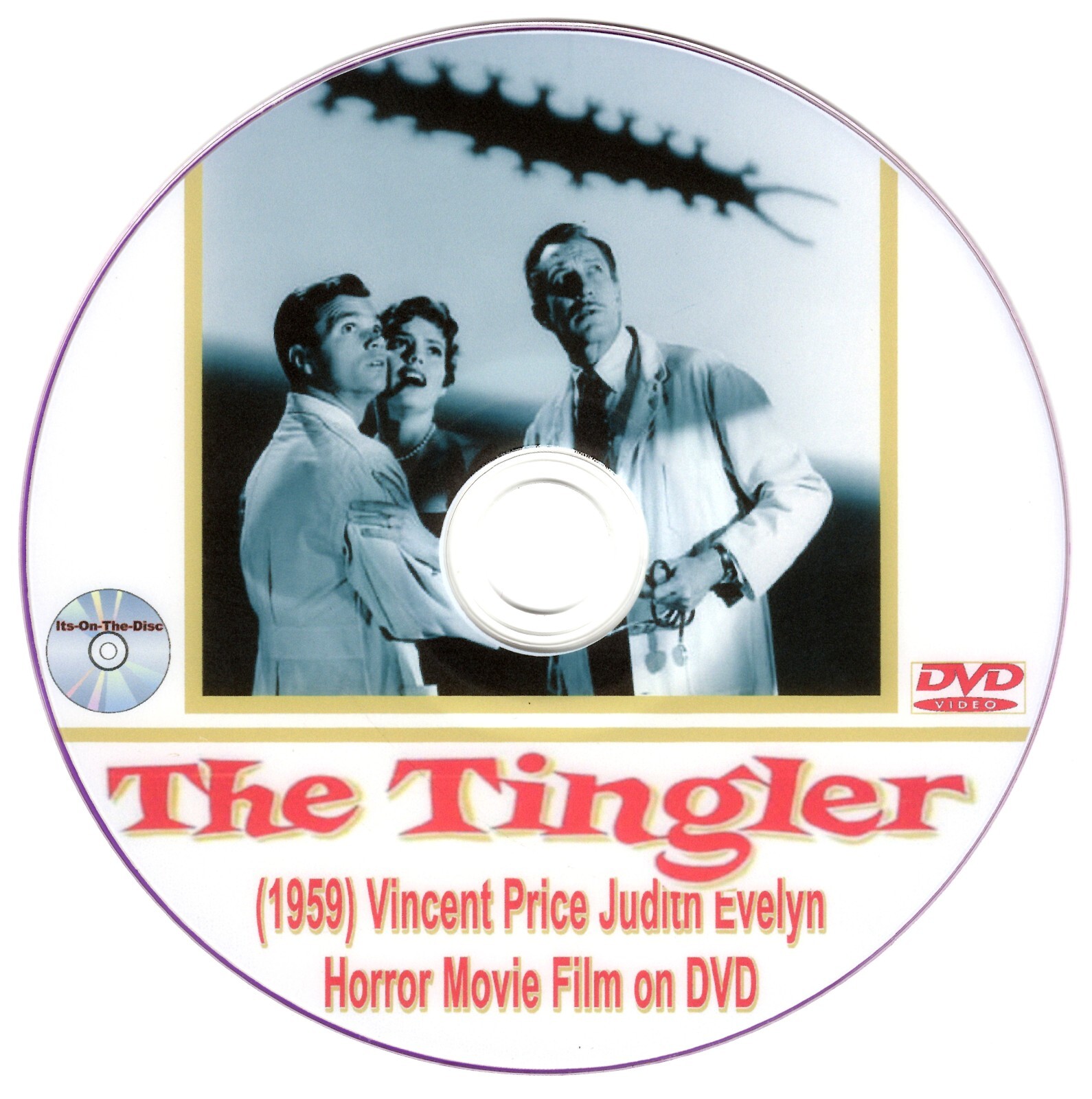 The Tingler (1959) Vincent Price Judith Evelyn Horror Movie Film on DVD ...