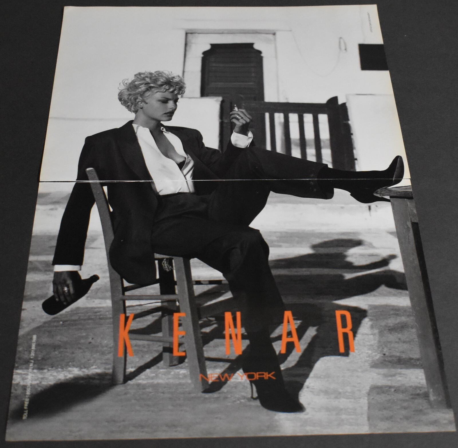 1991 Print Ad Heels Beauty Fashion Style Art Kenar New Yok Blonde Model ...