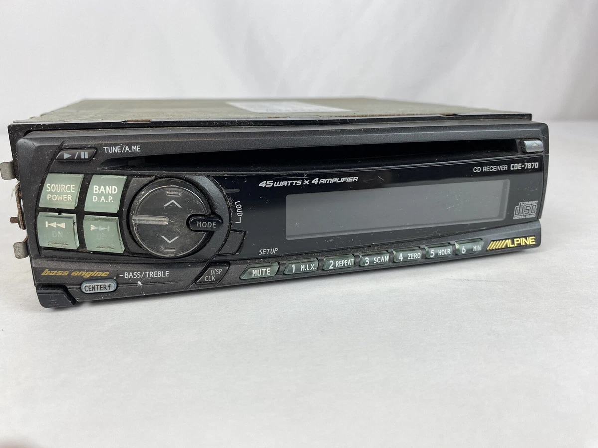 Car Stereo Alpine Cde 7870