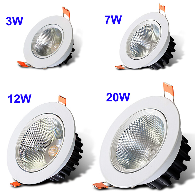 Dimmable/N LED Recessed Ceiling Lamp Adjustable Picture Focus Lights ...