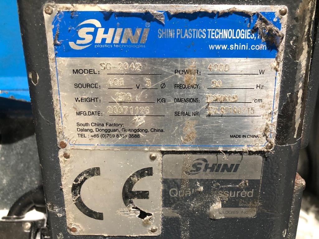 Shini Granulator, Waste Recycling Shredder, Plastic Injection Moulding ...