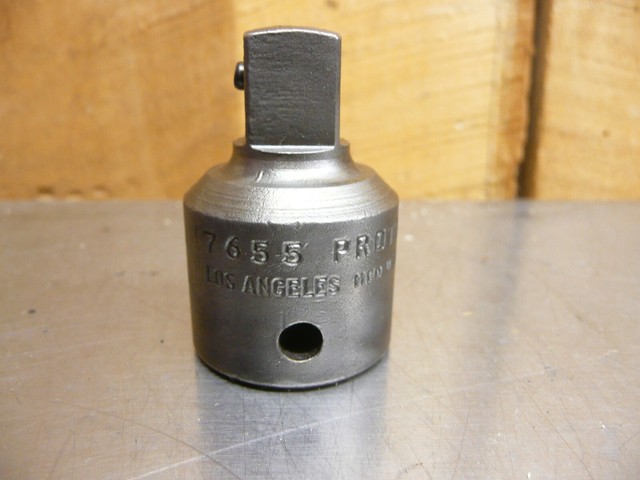 Proto tools 7655 5/8 to 1/2 impact adapter with lock pin for sale ...