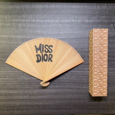 Miss Dior Couture VIP Gift folding hand fan NEW & AUTHENTIC | eBay