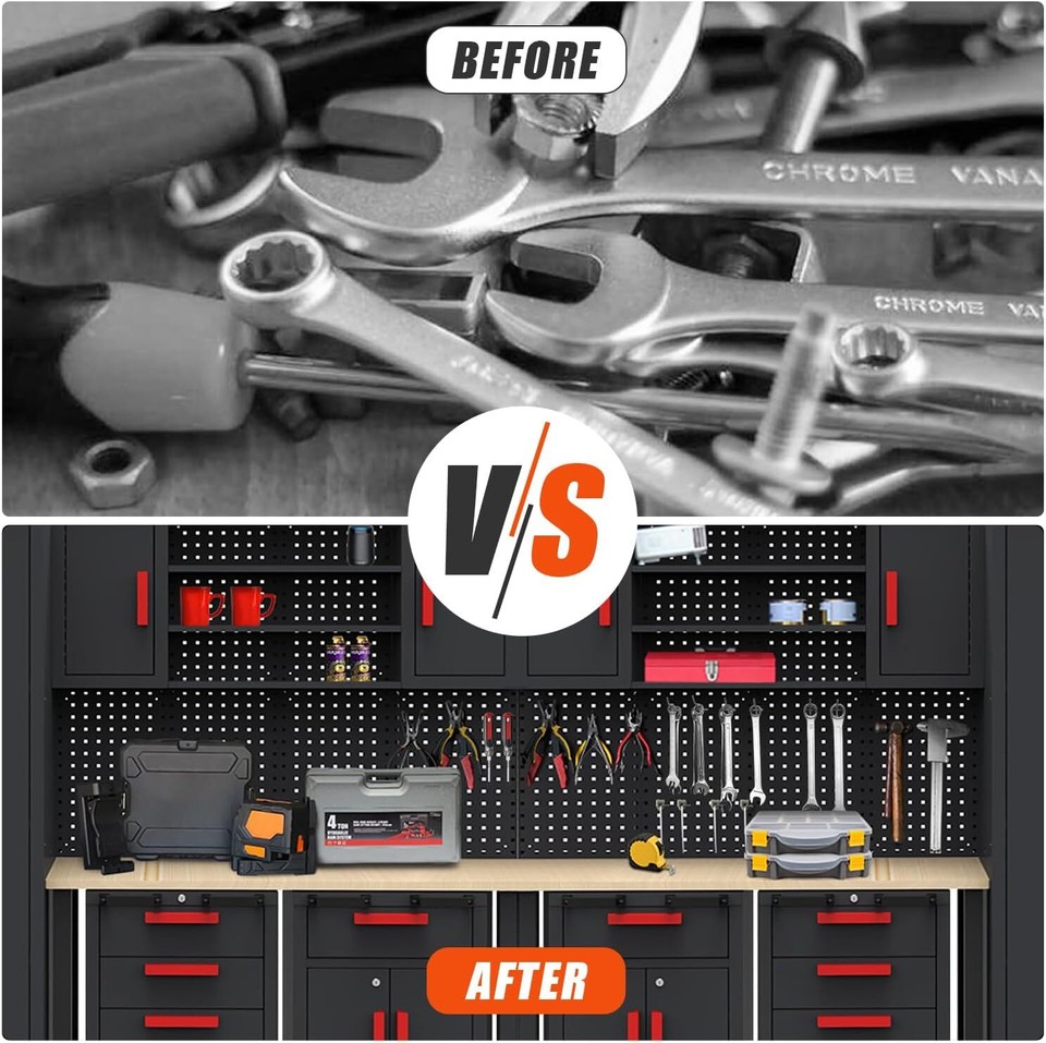 Garage Storage Cabinet System 2 * 6-Pcs Workshop Set Garage Cabinets | eBay