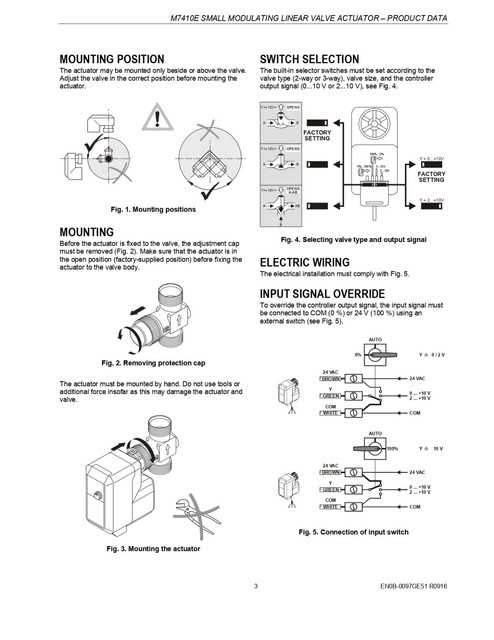 Honeywell M7410E1002 Servo Motor for sale online | eBay