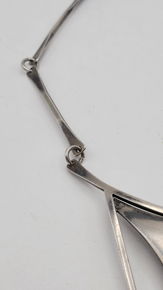 Very Rare Signed Irvin & Bonnie Burkee .925 Sterling Silver Modernist ...