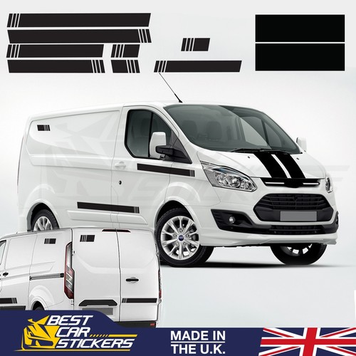 Stickers For Ford Transit Custom Side Stripes Decals Graphics Van Bonne ...