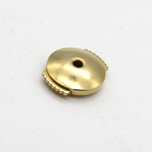 18K Yellow Gold Single Earring / Pin Back – French Eagle Hallmarks – 0 ...
