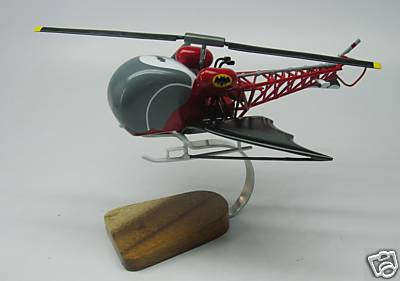Batcopter Batman Helicopter Desktop Wood Model Big New | eBay
