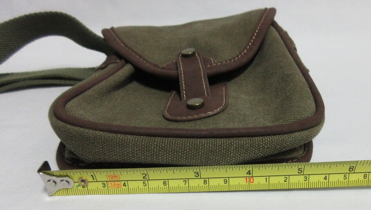 CargoIT Crossbody Army Green Canvas Purse Utility Travel 7.5" x 5" | eBay