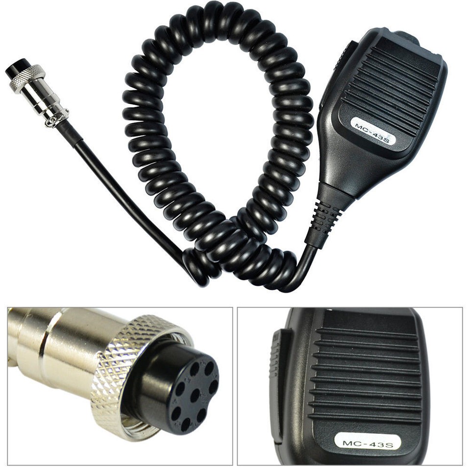 8 Pin Hand Microphone PTT for Kenwood Mobile Radio TM-241 TM-231 TM421 ...