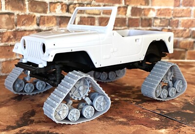 1/24 Scale: Smaller Resin Tank Track wheels For Model Car, Jeep,Midsize ...