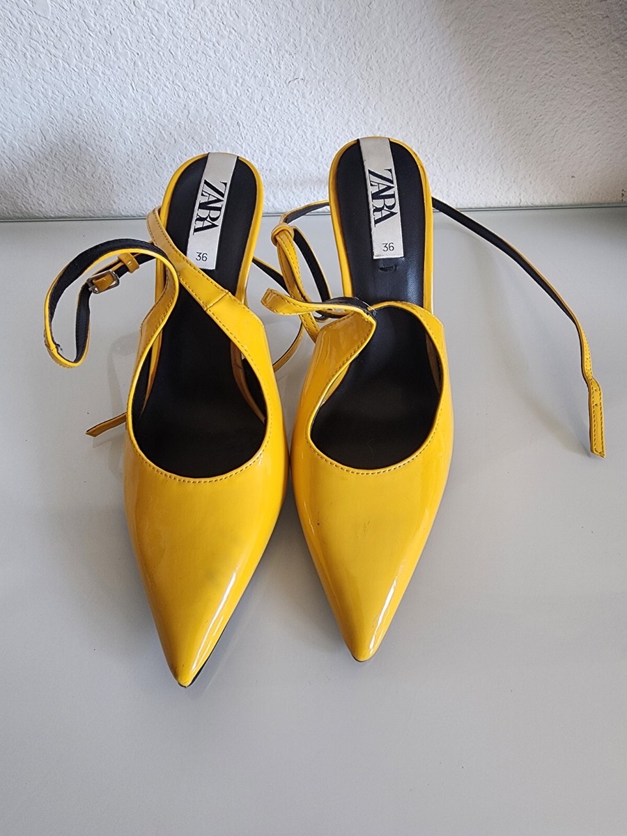 Zara Yellow Heel Shoes Size 5.5/36 | eBay Zara Yellow Heel Shoes Size 5.5/36 | eBay