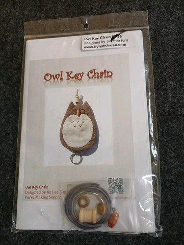 OWL KEY CHAIN Pattern by Jinhee Kim @ Purse Making Supply /w Extras NEW ...