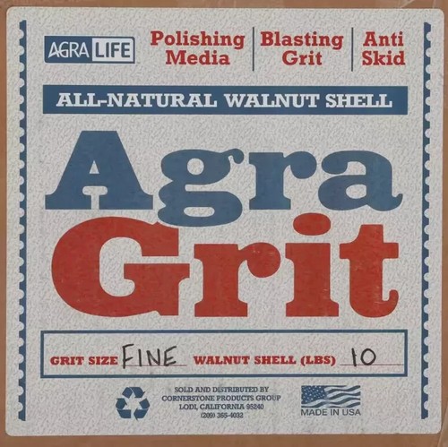 Fine Grit Box 10 lb. Walnut Shell Sandblasting Media, Walnut Grit for ...