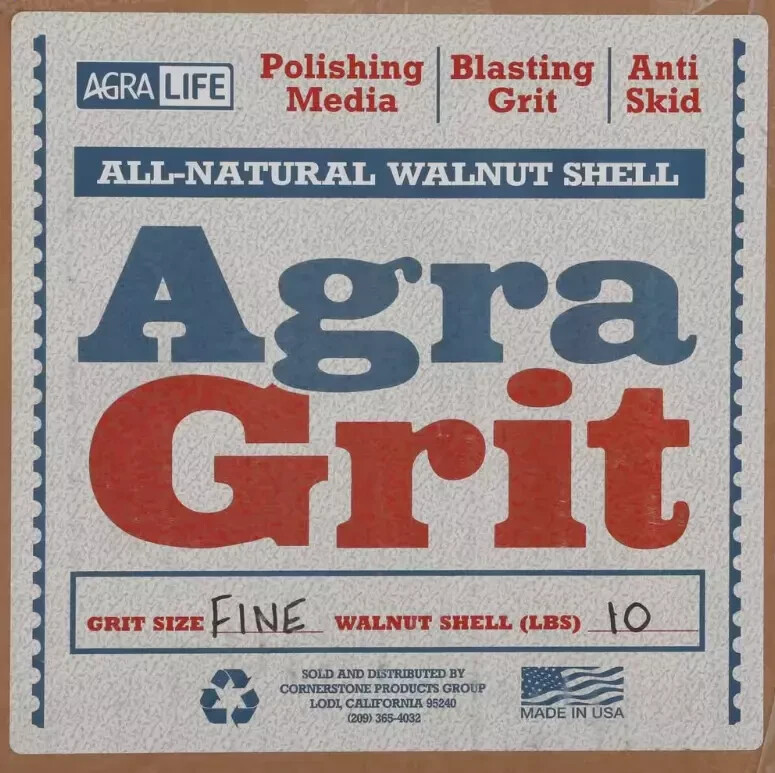 Fine Grit Box 10 lb. Walnut Shell Sandblasting Media, Walnut Grit for ...