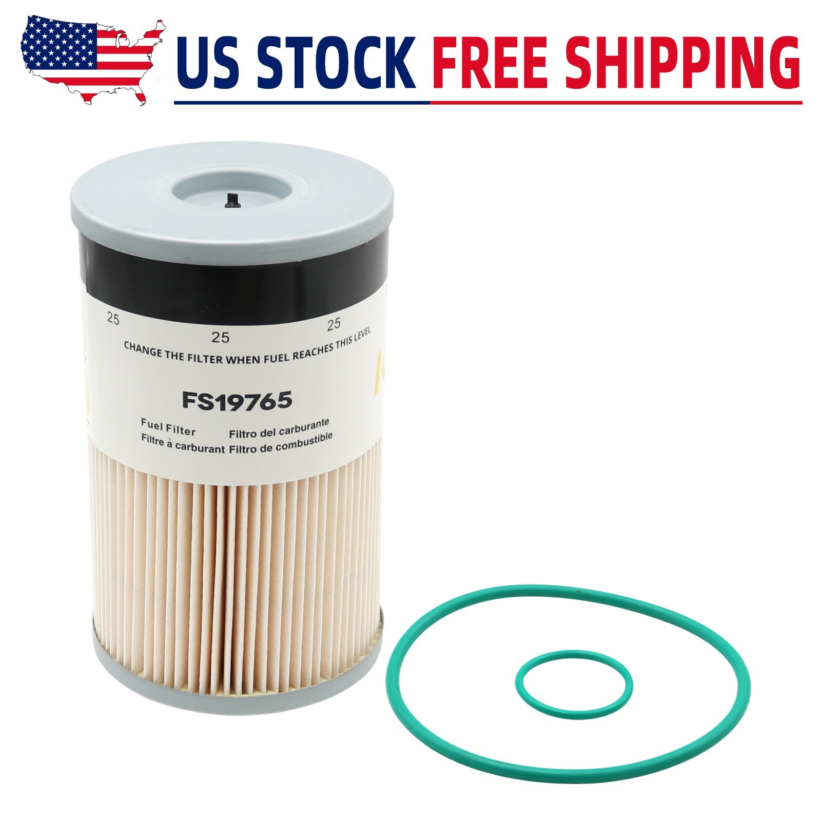 FLEETGUARD FS19765 - Fuel filter cross reference