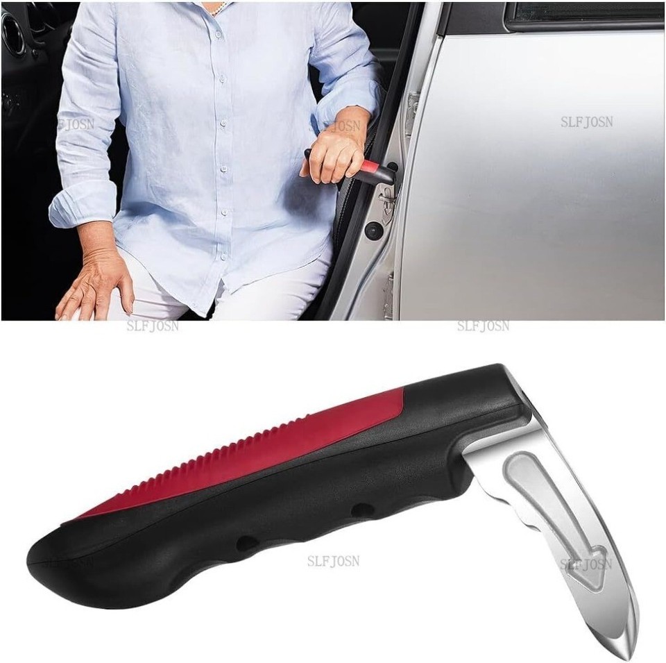 Car Door Handle for Elderly Car Handle Assist Support Multifunction Red ...