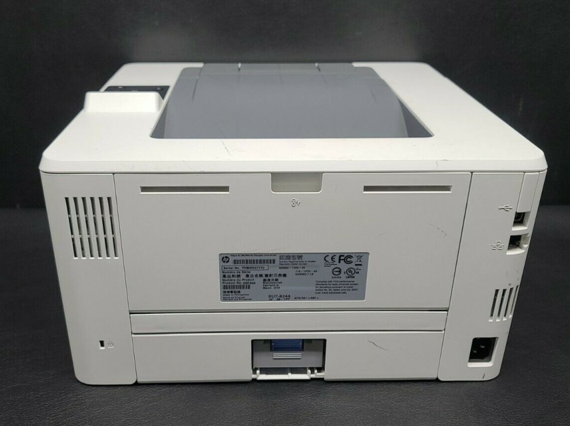 HP Laser Jet Pro M402n Monochrome Printer With Under 15K Total Page ...