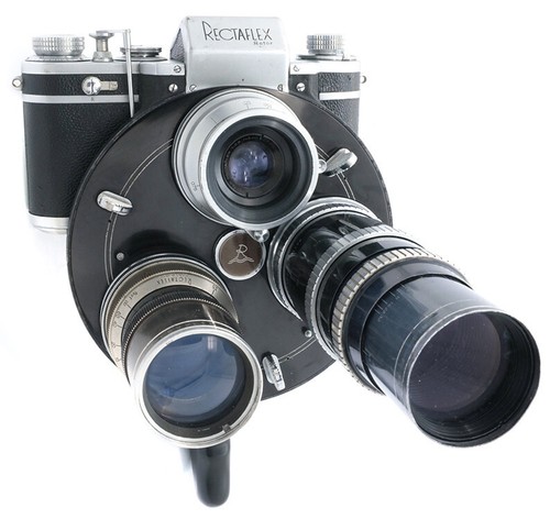 Rectaflex Rotor Italian camera made in Italy with 3 lenses and rare ...