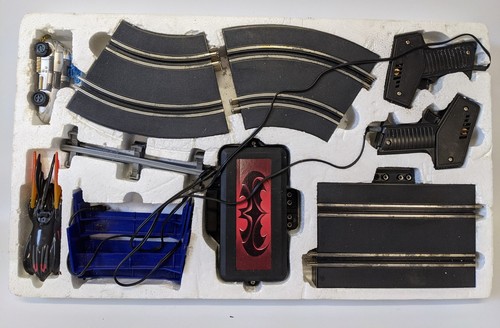 Vintage 1997 Kenner 1:43 BATMAN & ROBIN Slot Car Road Race Set Mr ...