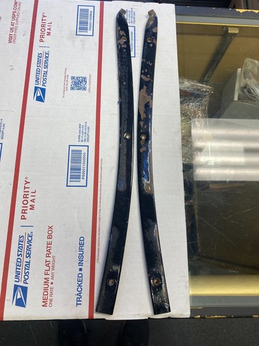 Original GM C3 Corvette Interior Rear Quarter Panel Retainer Pair Coupe ...