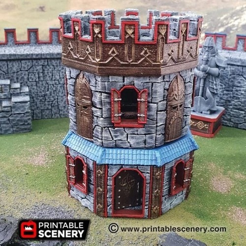 Dwarven Outpost Fantasy Building Miniature 3D Printed Tabletop Terrain ...