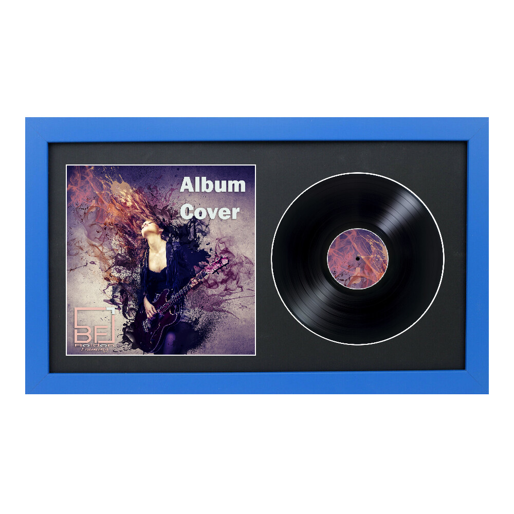 12" / 10" / 7" Vinyl LP Record and Album Cover Frame Memorabilia Wall ...