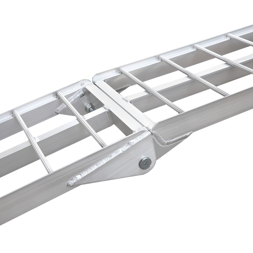 3000LBS Aluminum Loading Ramp Arched For Motorcycle ATV/UTV Truck ...