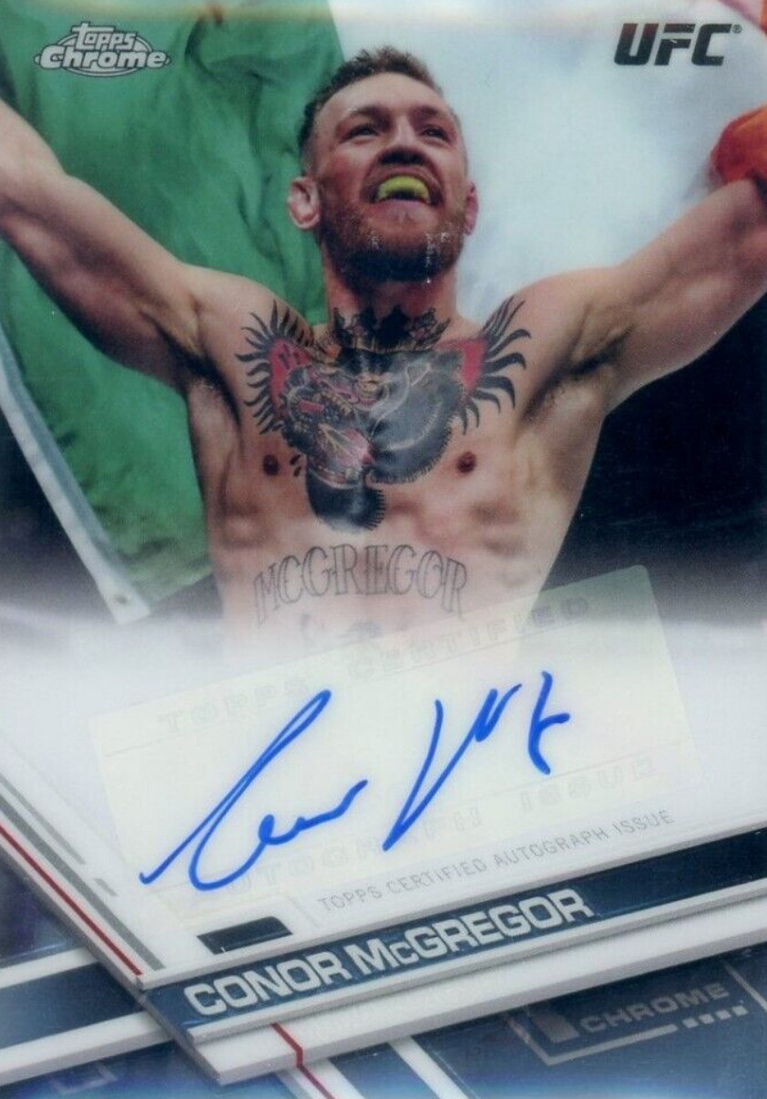 2017 Topps Chrome UFC - Fighter Autographs #FA-CM Conor McGregor (AU ...