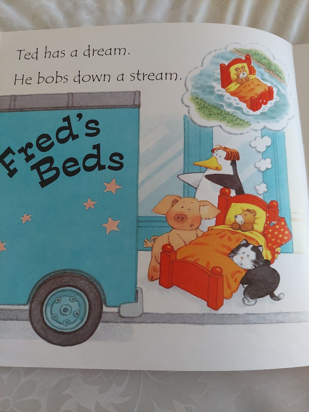 Ted In A Red Bed Usborne Phonics Readers Stephen Cartwright VGC | eBay ...