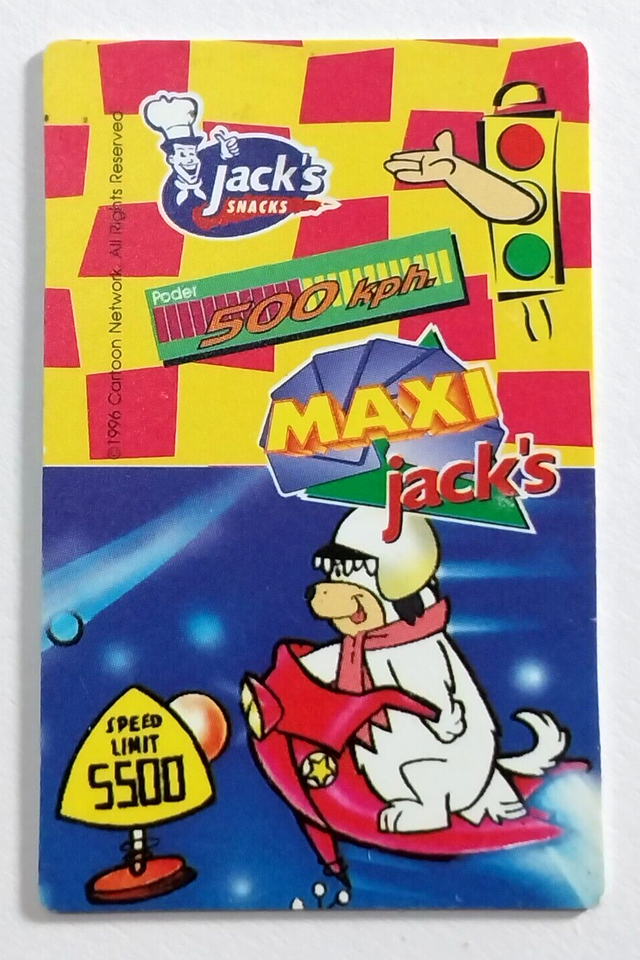 1996 MINI CARD Maxi Jack's Snacks COLOMBIA #06B Squirrel-Atom Ant-Elroy ...